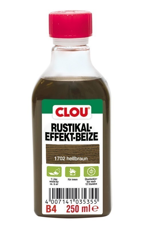Holzbeize Rustikaleffekt CLOU hellbraun 250 ml | edinger Warenhaus GmbH